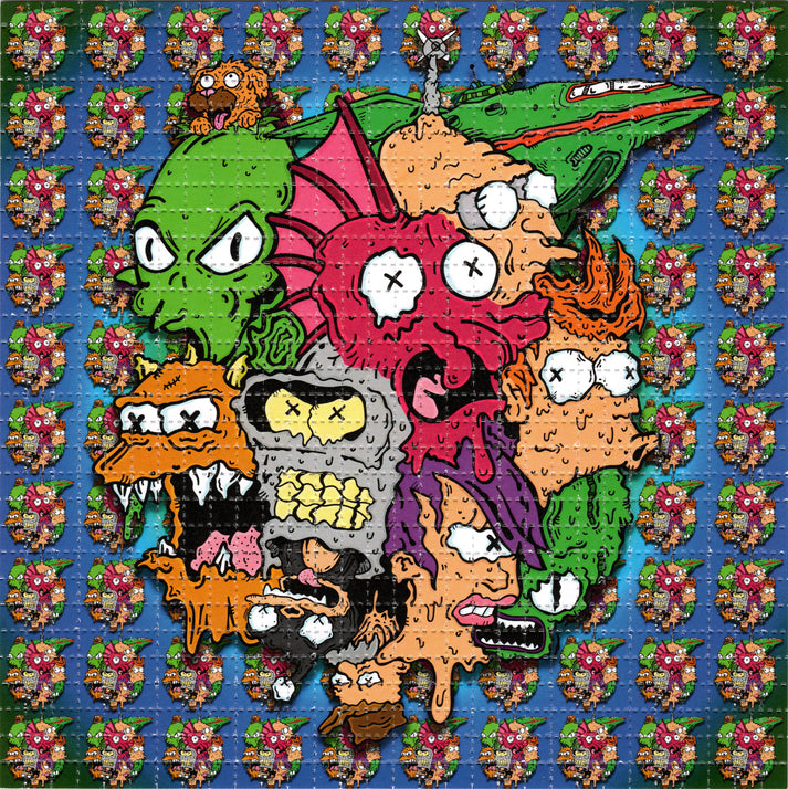 Future Mashup by Benjamin Santos SIGNED Limited Edition LSD blotter ar ...