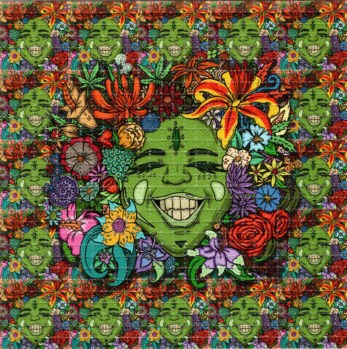 Flower Girl by Vincent Gordon SIGNED Limited Edition LSD blotter art p ...