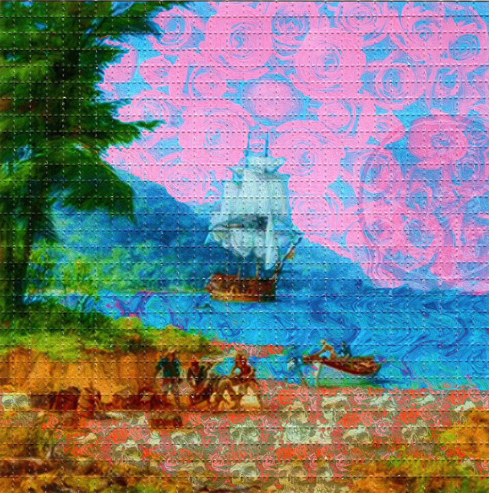 Pirates Grateful Dead Tabs LSD blotter art print – Key-Z Productions